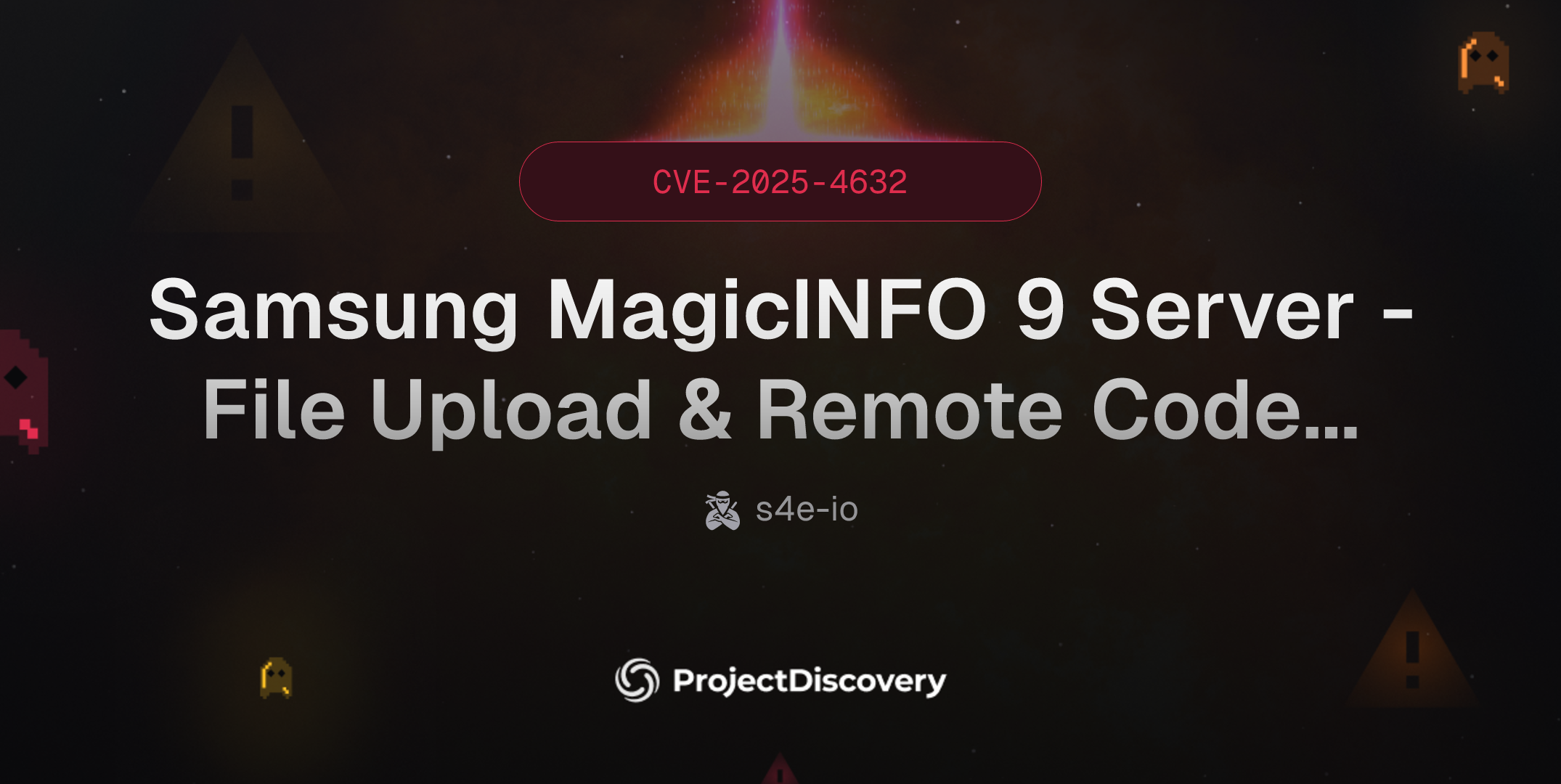 Samsung MagicINFO 9 Server - File Upload & Remote Code Execution