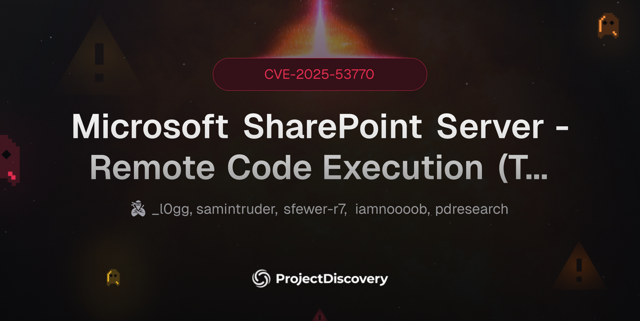 Microsoft SharePoint Server - Remote Code Execution (ToolShell)