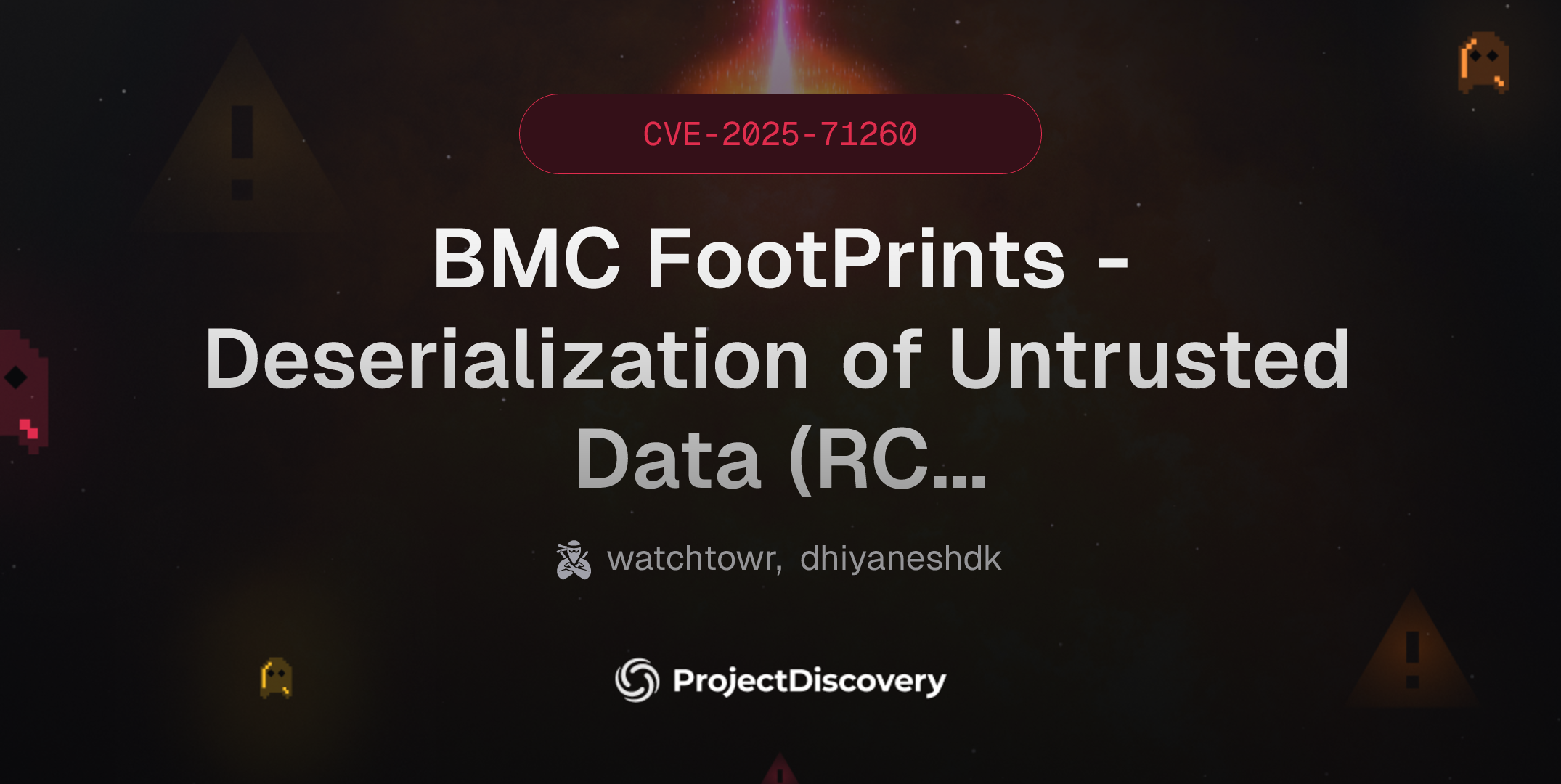 BMC FootPrints - Deserialization of Untrusted Data (RCE)