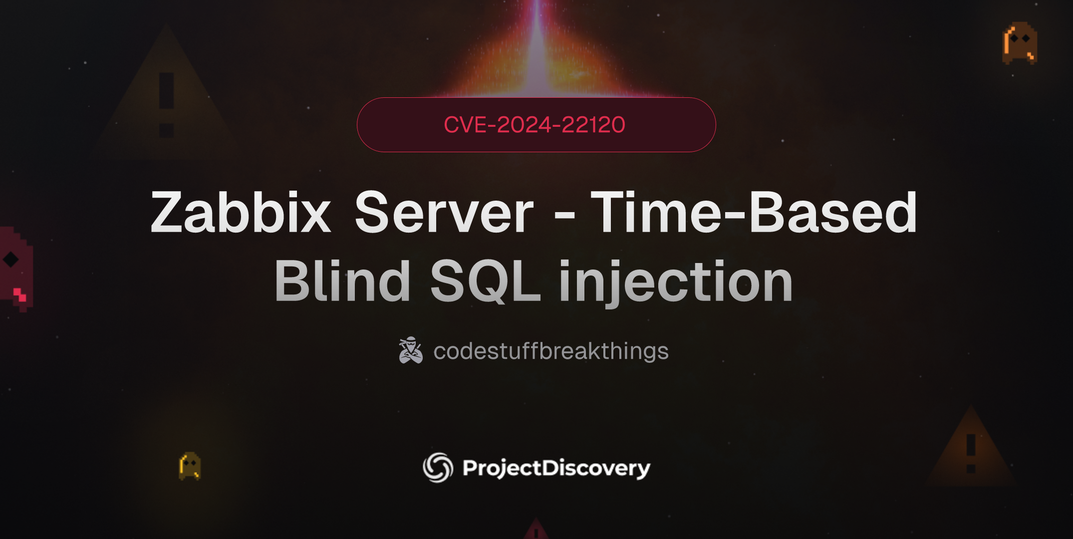 Zabbix Server - Time-Based Blind SQL injection
